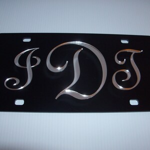 Sorority, Monogram, Initials, Cipher,design, Custom License Plate Any ...