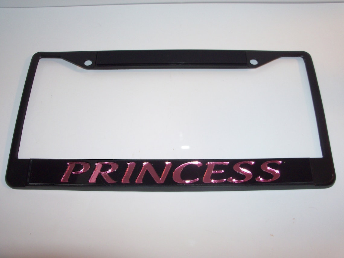 Princess License Plate Frame Brand New - Etsy