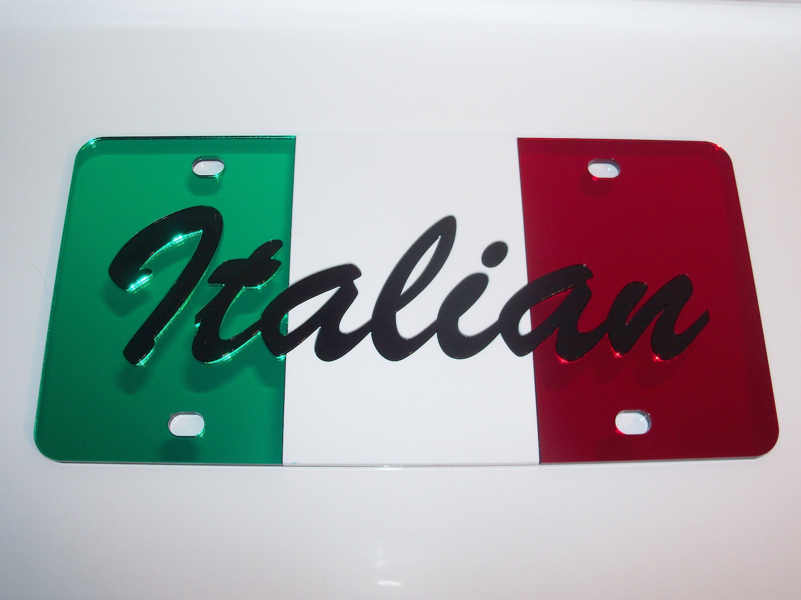 Italy, Italia, Italian Flag License Plate Color's - Red/white/green ...
