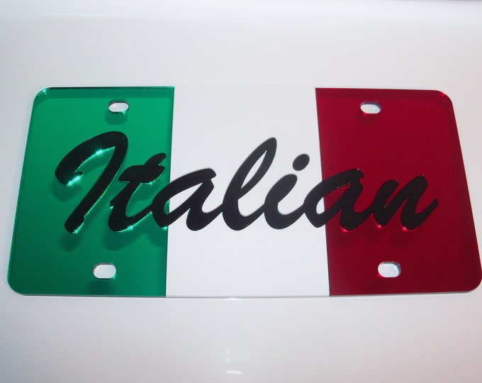 Custom License Plate Front Car Tag, Aluminum or Plastic Personalized ...