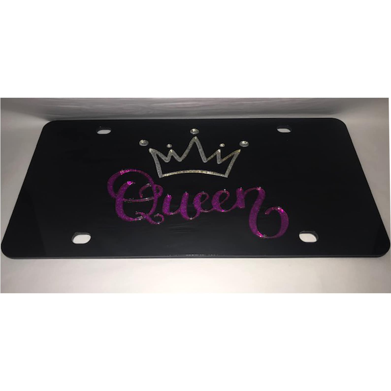 Sparkle Queen and Crown Acrylic Laser Cut License Plate NEW!! - Etsy