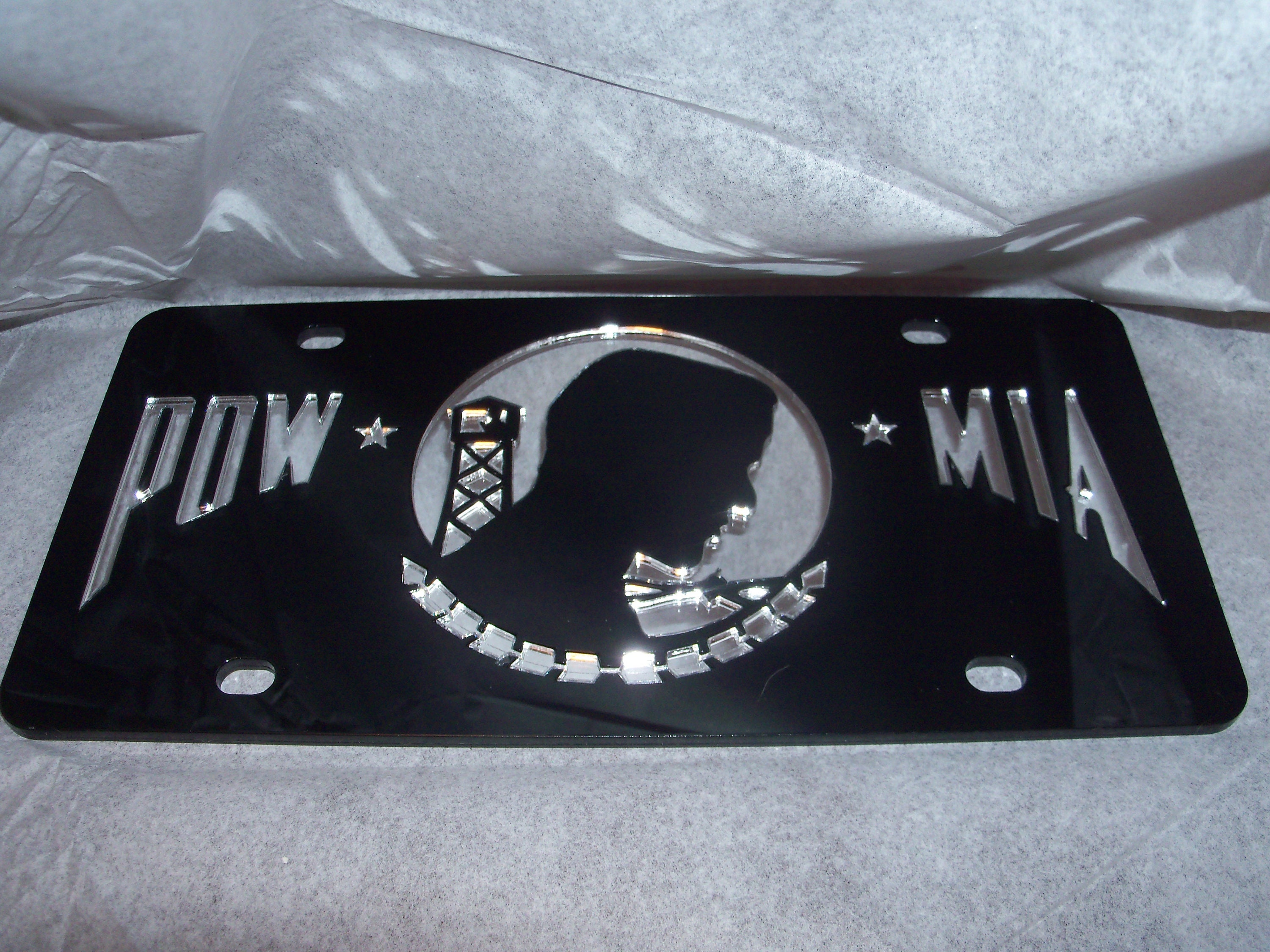 Military Inspired Laser Cut License Plate New | Etsy