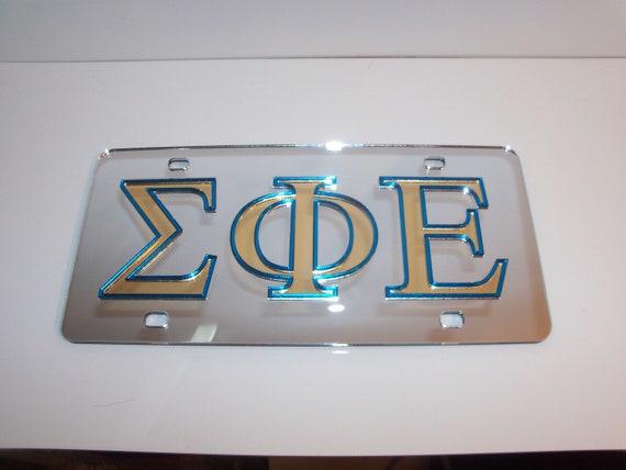 Greek Letters Fraternity Sorority Monogram Cipher Any | Etsy