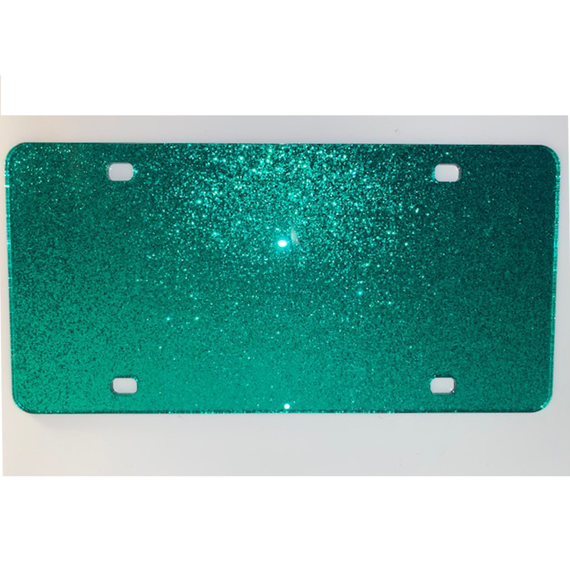 Blank Green Sparkle Acrylic License Plates 12 X 6 - Etsy Hong Kong