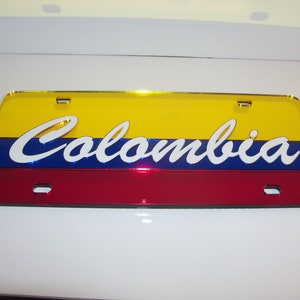 Colombian, Columbia Flag License Plates Brand NEW! - Etsy