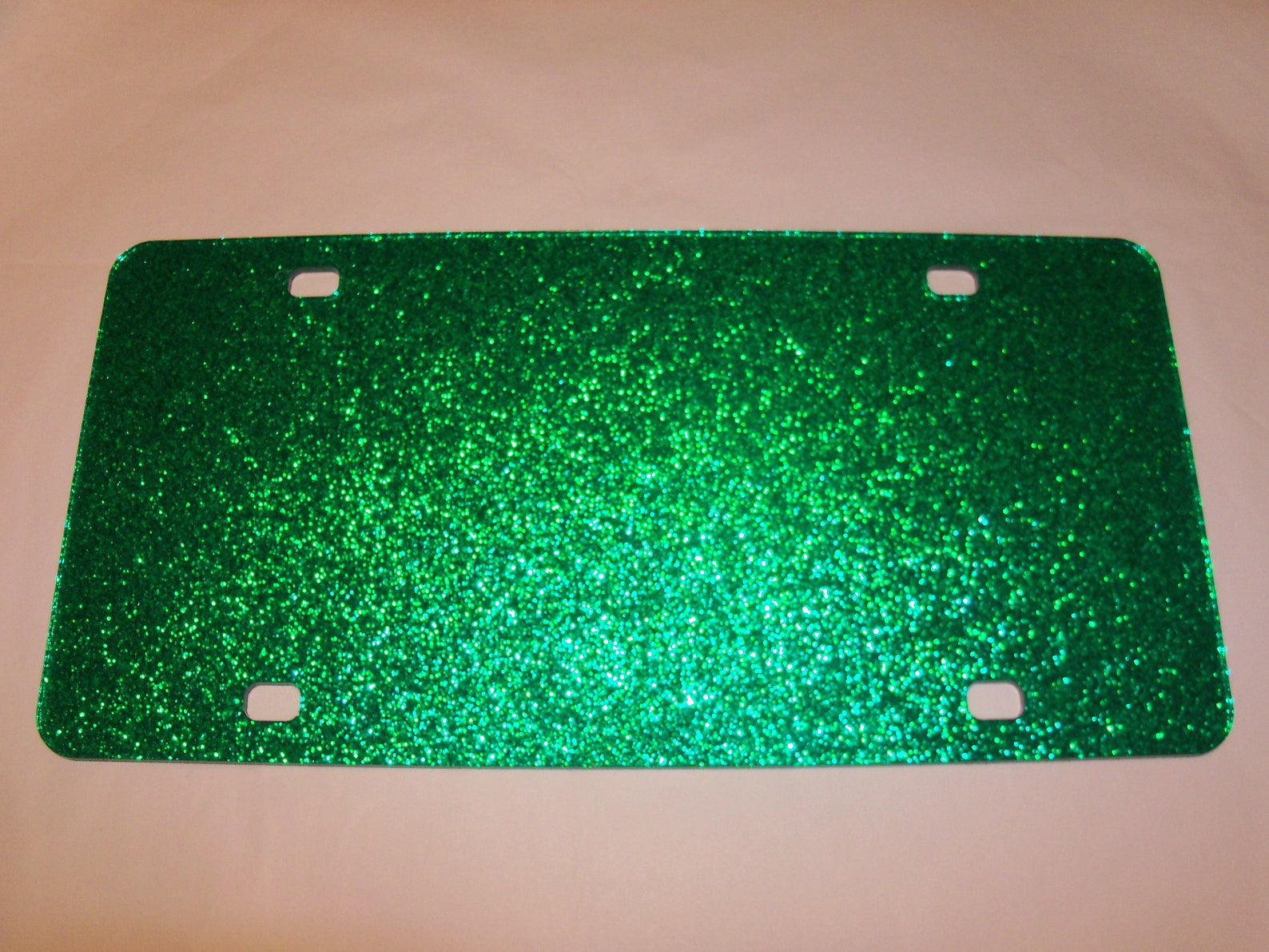 Blank Green Sparkle Acrylic License Plates 12 X 6 - Etsy