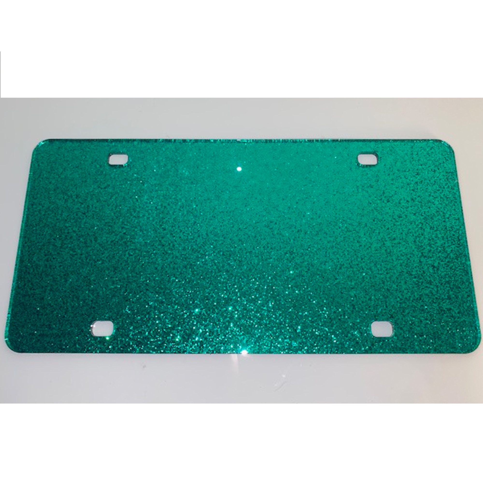 Blank Green Sparkle Acrylic License Plates 12 X 6 - Etsy Hong Kong