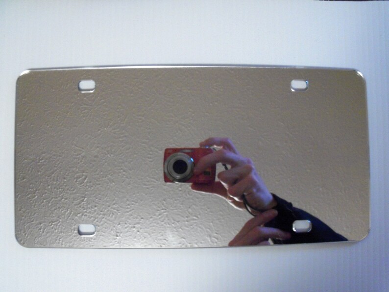 4 Blank Mirrored Acrylic License Plates 12 X 6 - Etsy