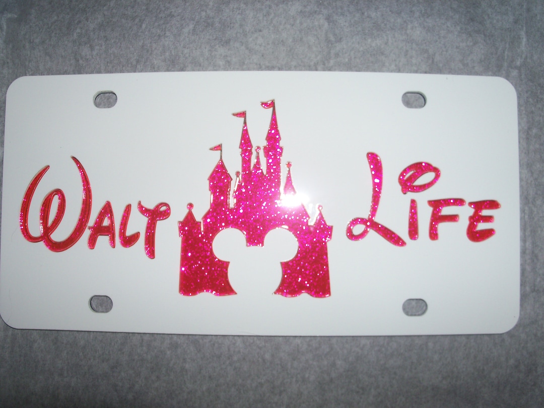 Acrylic Mirror Laser License Plate NEW!! - Etsy