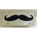 Mustache License Plate Silver/black Brand NEW!! - Etsy