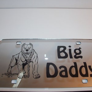 Big Daddy License Plate Silver/black NEW! - Etsy
