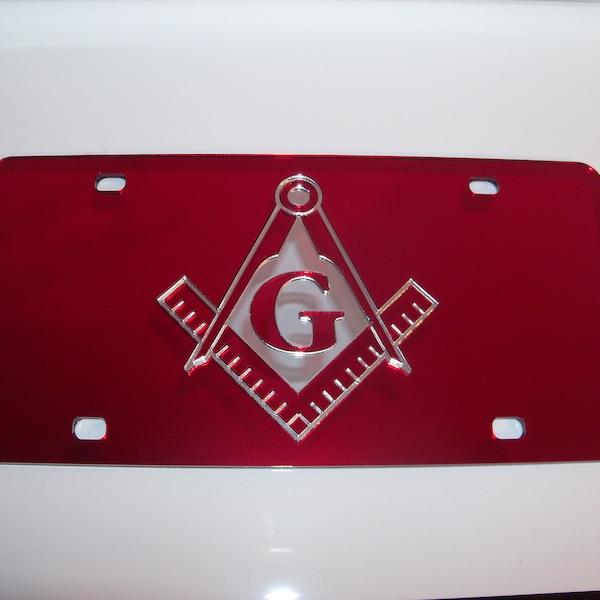 Masonic License Plate Frame - Etsy