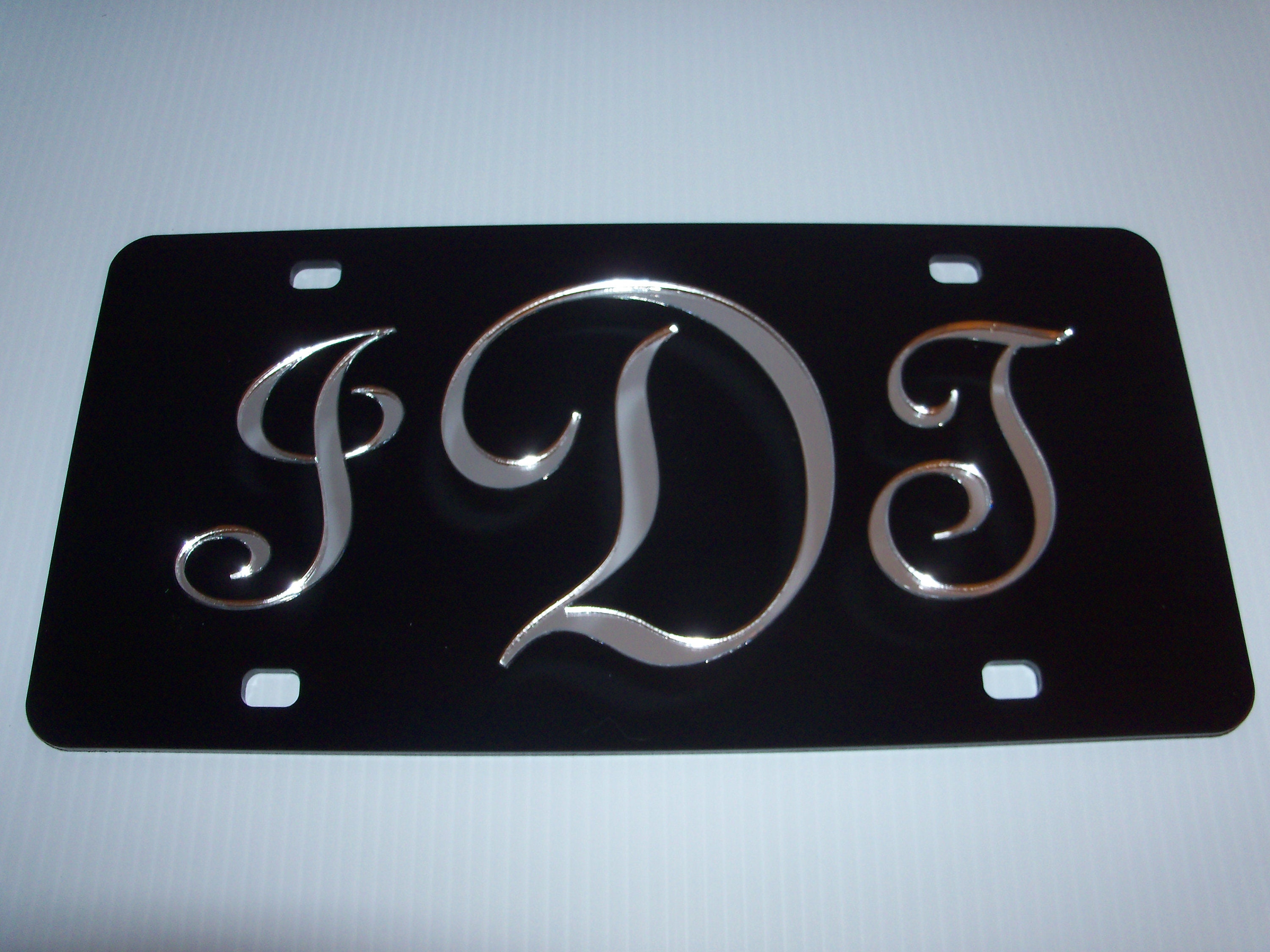Sorority, Monogram, Initials, Cipher,design, Custom License Plate Any ...