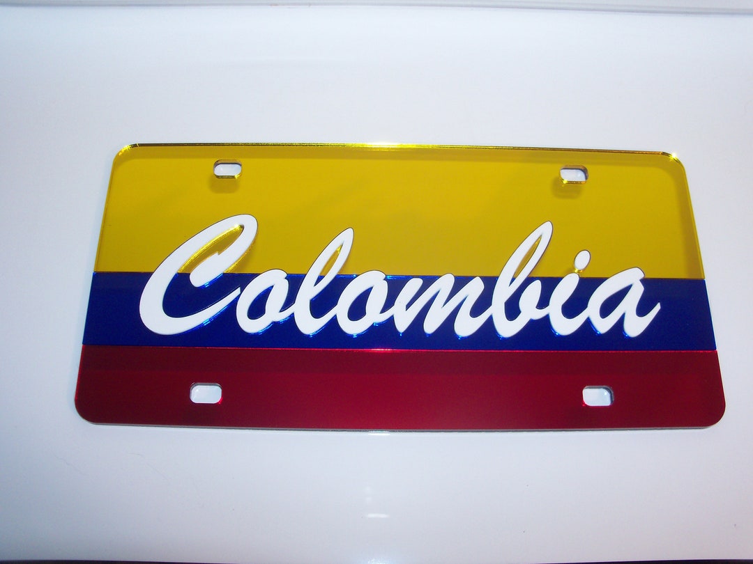 Colombian, Columbia Flag License Plates Brand NEW! - Etsy