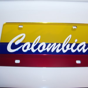 Colombian, Columbia Flag License Plates Brand NEW! - Etsy