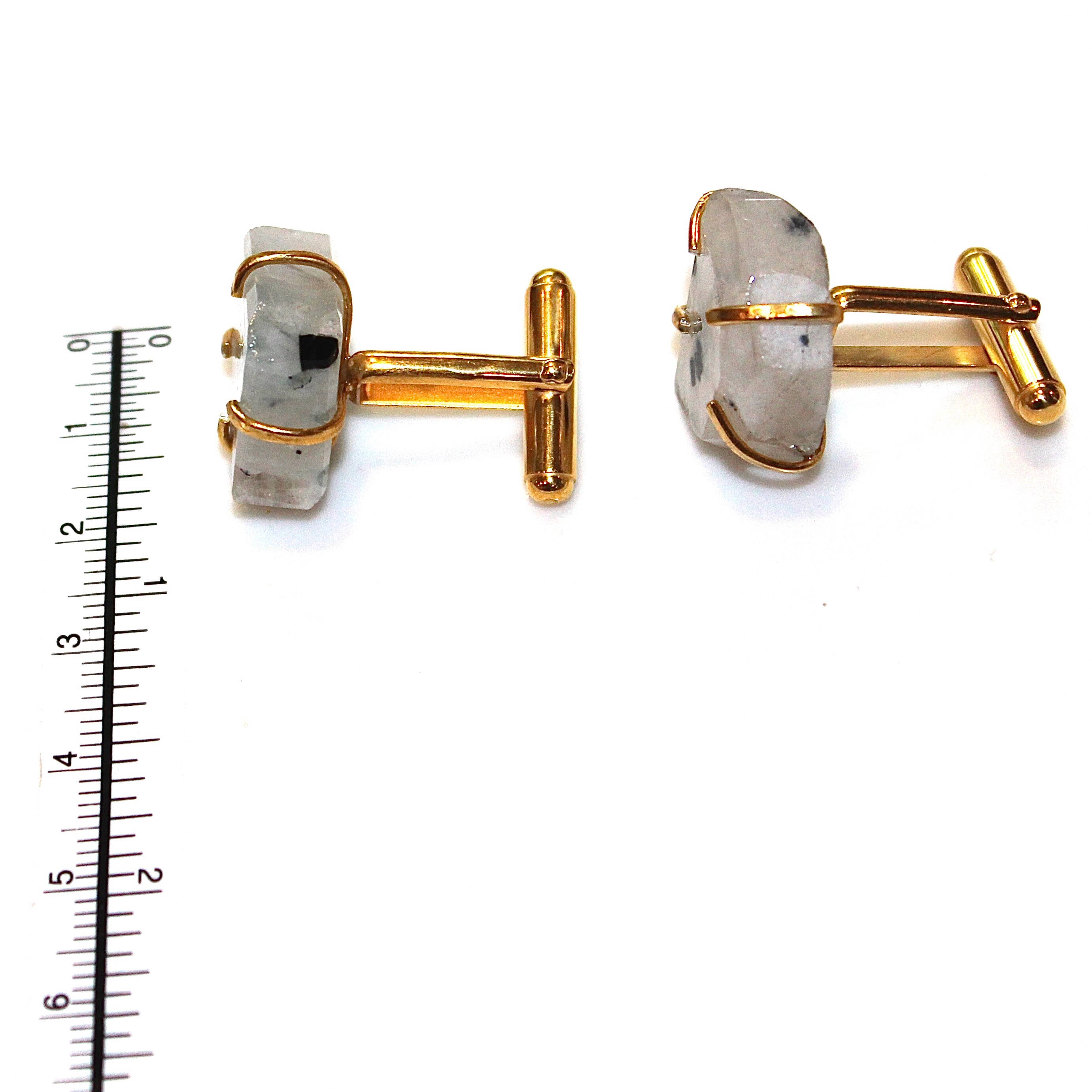 Raw Moonstone Cuff Link Cuff Links Moonstone Link Mens Cufflink Mens ...