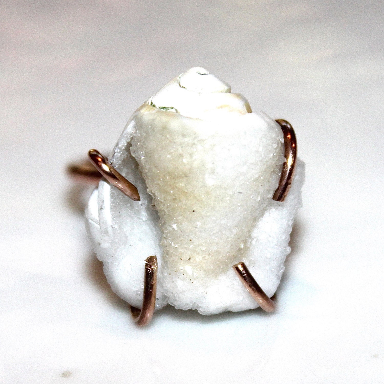 Fossil Shell Ring Beach Ring Shell Jewelry Druzy Ring Drusy | Etsy