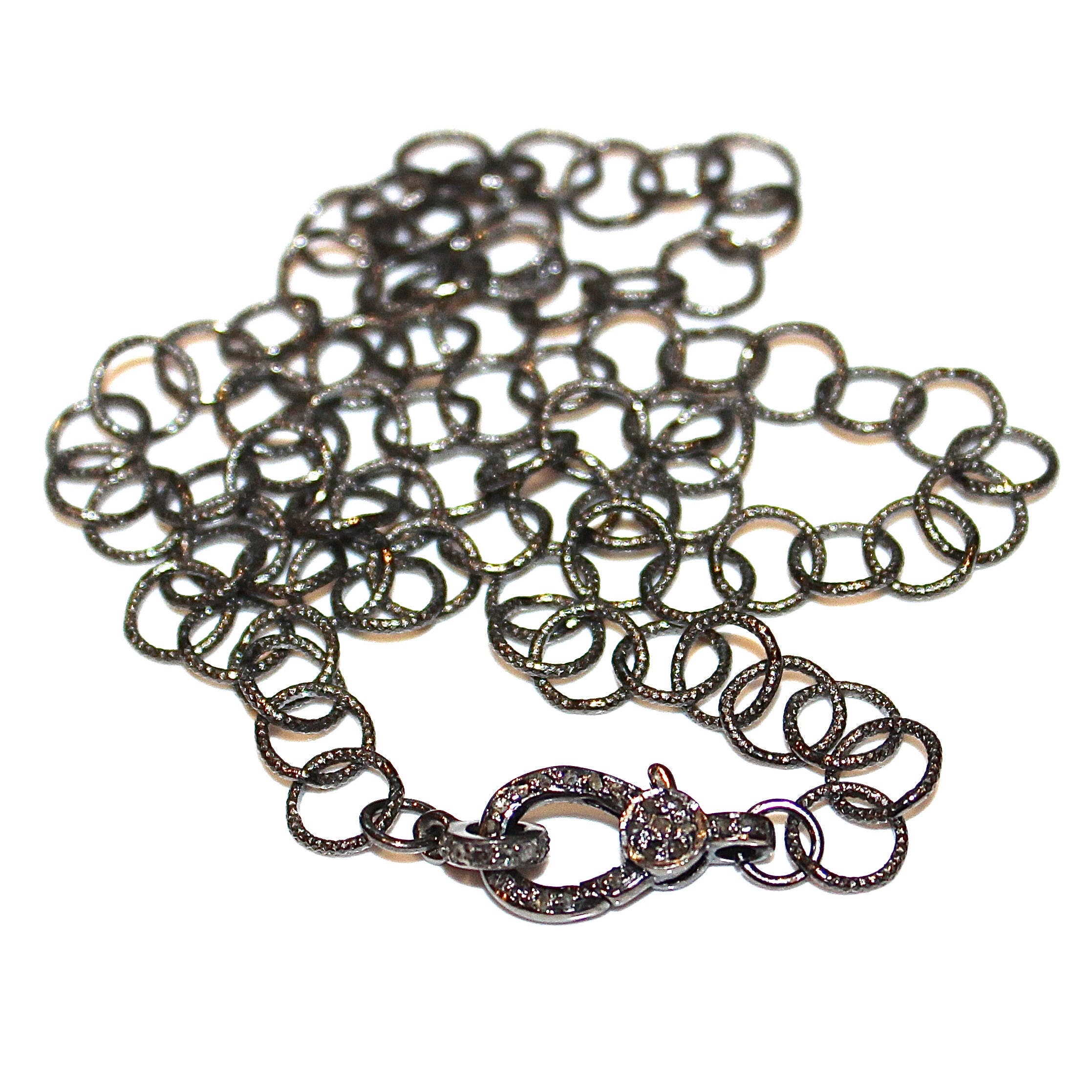 Diamond Lock Necklace Black Gold Necklace Black Choker Necklace Diamond ...