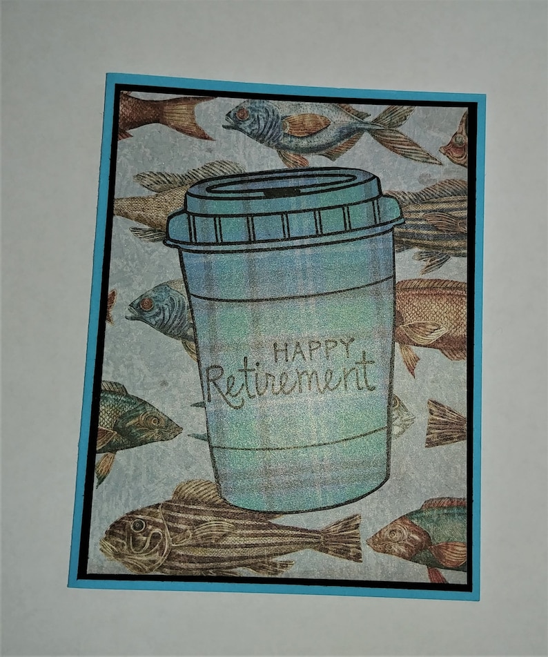 Retirement, Congratulations, Fish, Fishing, Card for a Man, Masculine ...