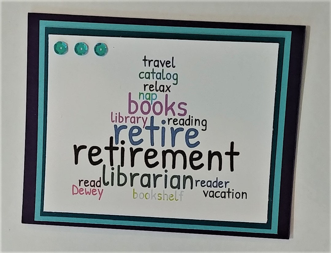 Retirement Congratulations Teacher Librarian Educator - Etsy