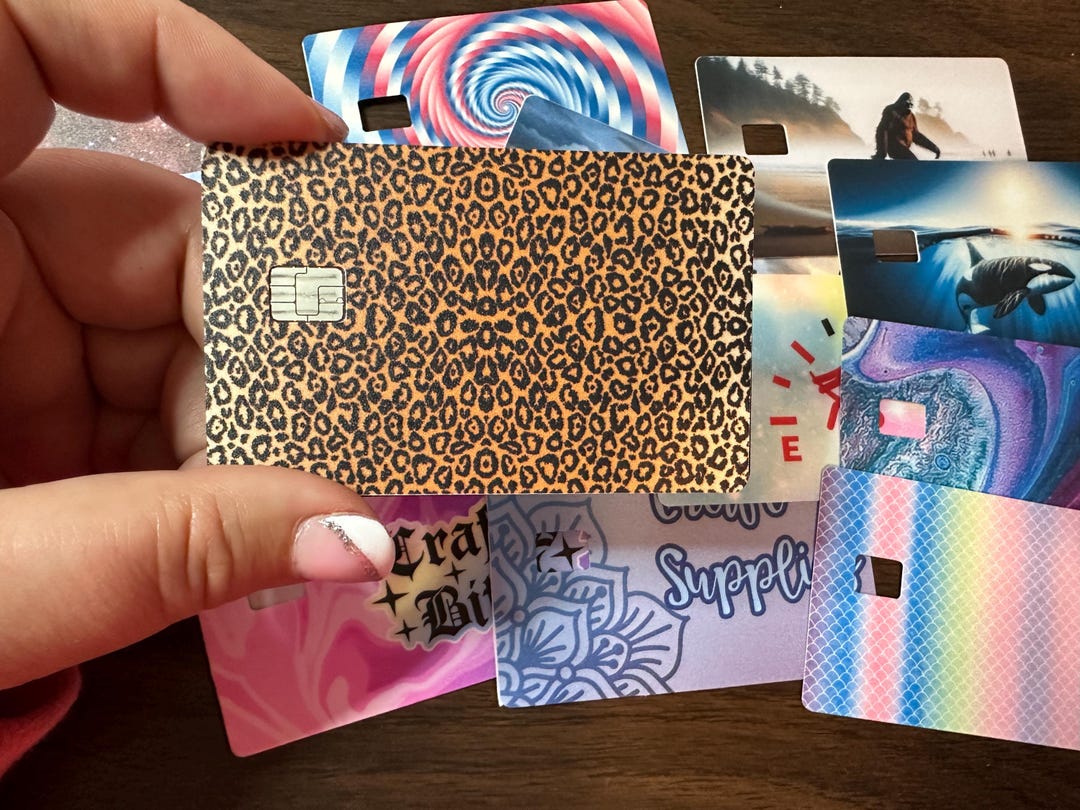 Custom Credit Card Skins, Matte Finish, New Designs - Etsy