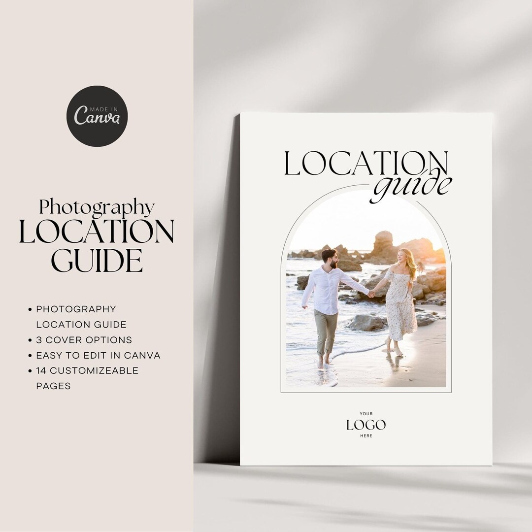 Photography Location Guide - Canva Template, Photographer Marketing - Etsy