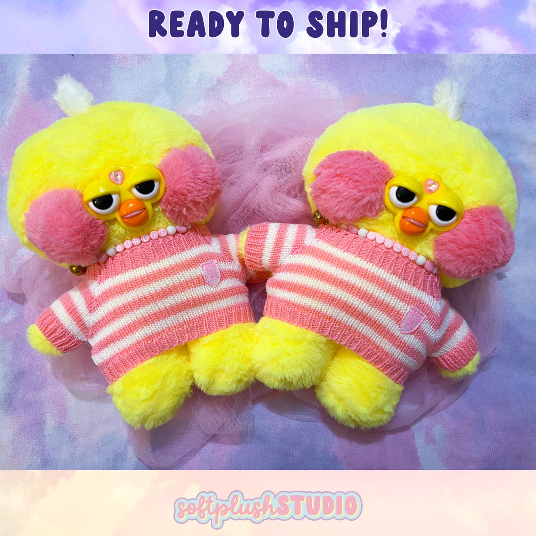 Oddbody "burbie" Duck Friend Plush! 12"/30cm Plushie Ready to Ship Pink ...