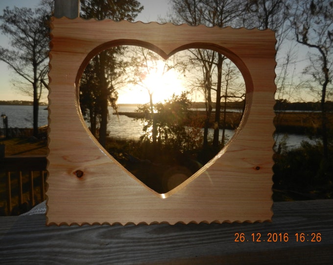 Cedar Cut Out Wood Heart - Etsy