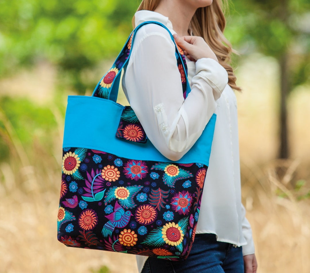Tote Bag Sewing Pattern Luxury Shopper PDF Digital Download Bagmaking ...