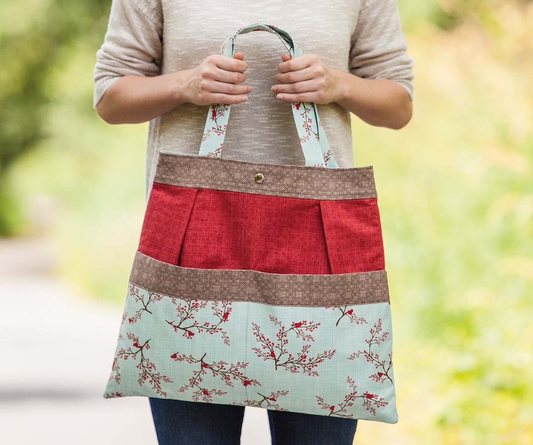 Market Bag Sewing Pattern Large Shopper PDF Digital Download Bagmaking ...