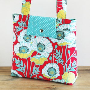 Purse Sewing Pattern Large Retro Style Handbag PDF Download Bagmaking ...