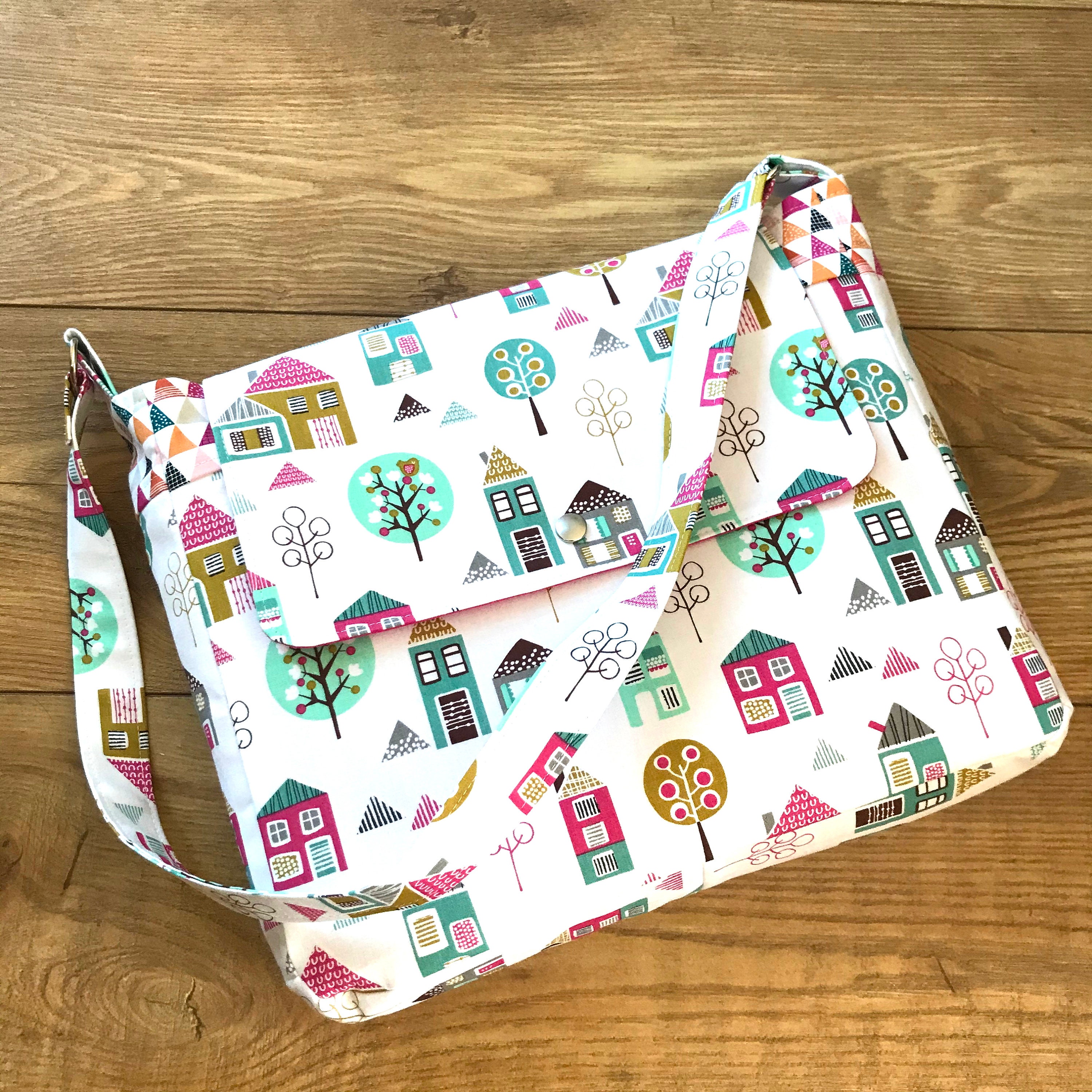 Messenger Bag Sewing Pattern Petite Street PDF Bagmaking Patterns - Etsy