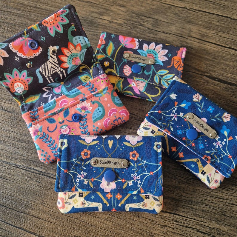 Card Wallet Sewing Pattern PDF Download Small Purse - Etsy