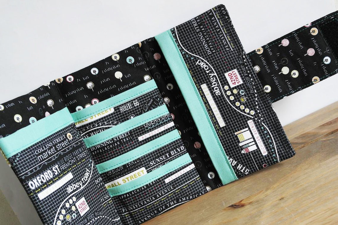 Wallet Pattern Tri-fold Card & Cash Wallet Sewing Pattern by ...