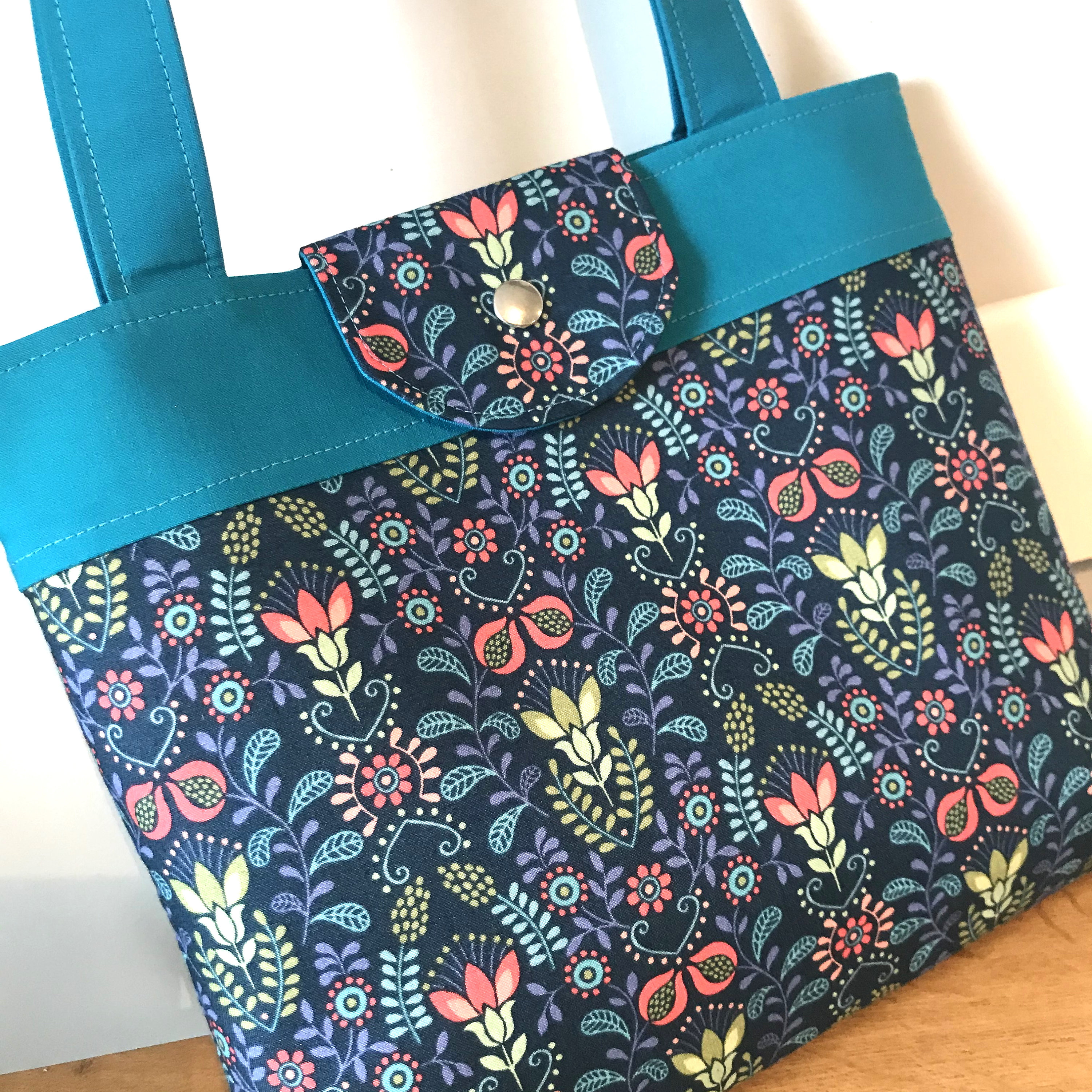 Handbag Sewing Pattern Floral Garden Purse Bagmaking PDF Bagmaking ...