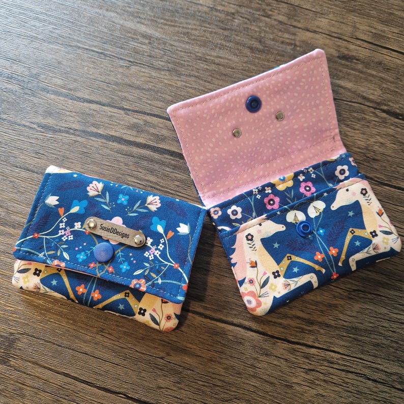 Card Wallet Sewing Pattern PDF Download Small Purse - Etsy