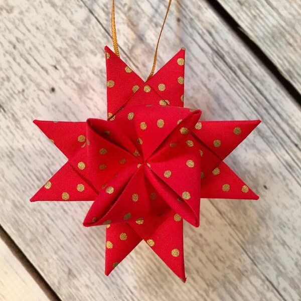 13 Red & White German Paper Stars Froebel Stars Moravian Stars - Etsy ...
