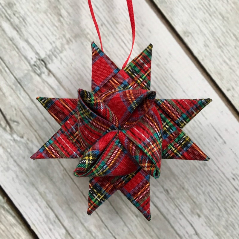 Red Royal Stewart Plaid Fabric - Etsy