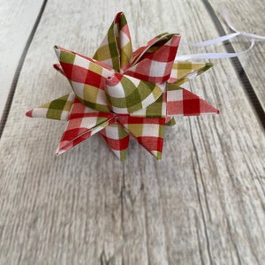 Holiday Check Star Ornament - Etsy