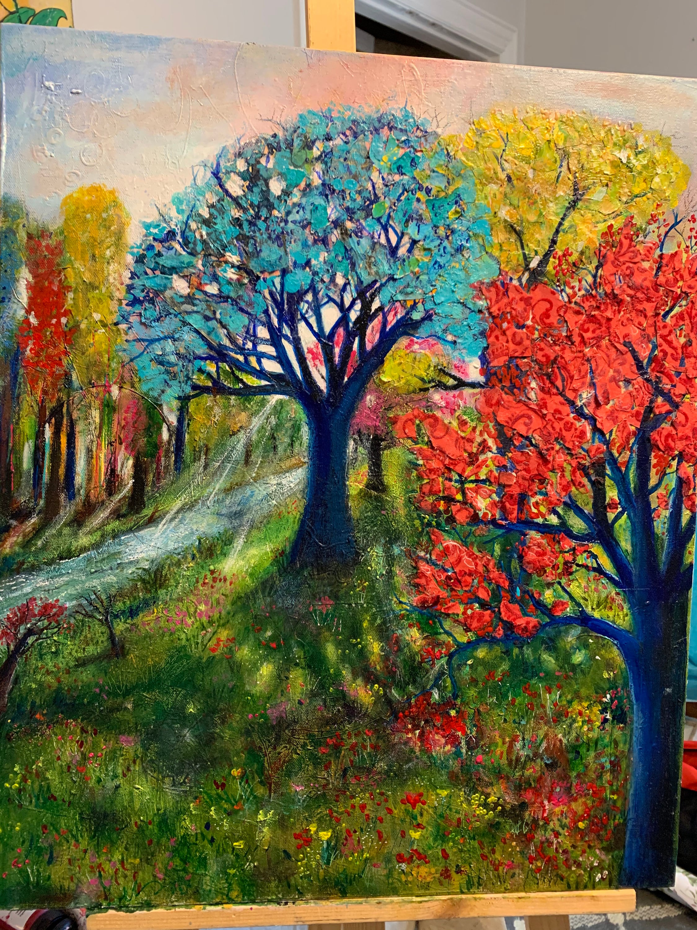 Paintings Of Trees And Flowers
