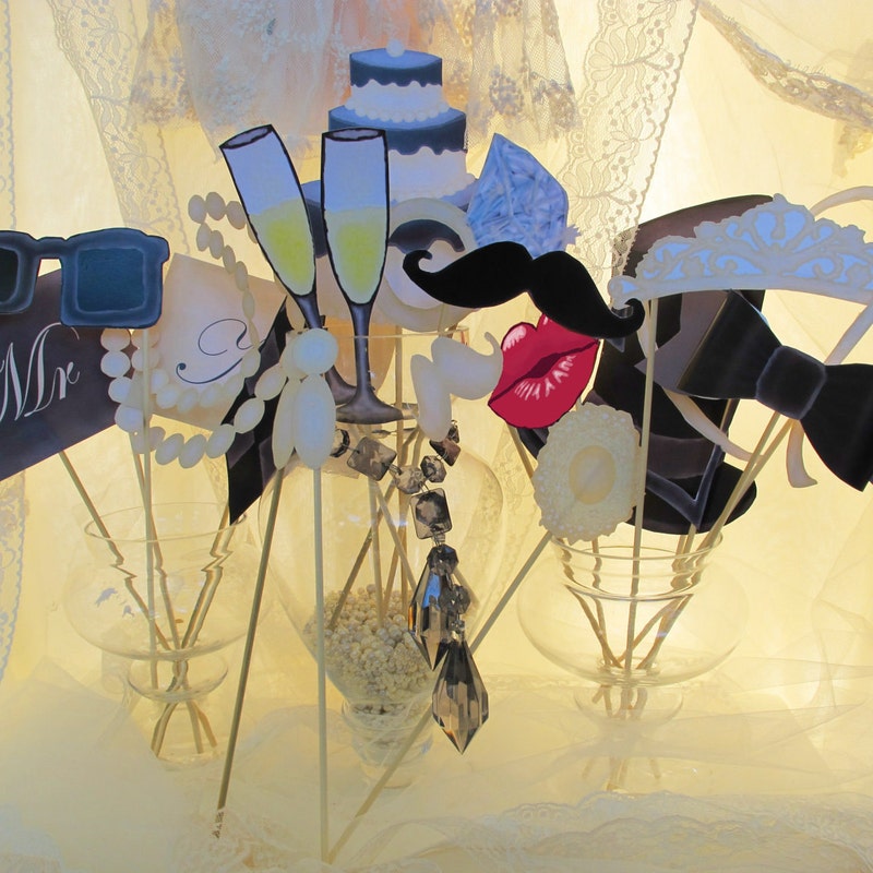 Wedding Photo Booth Props - Etsy