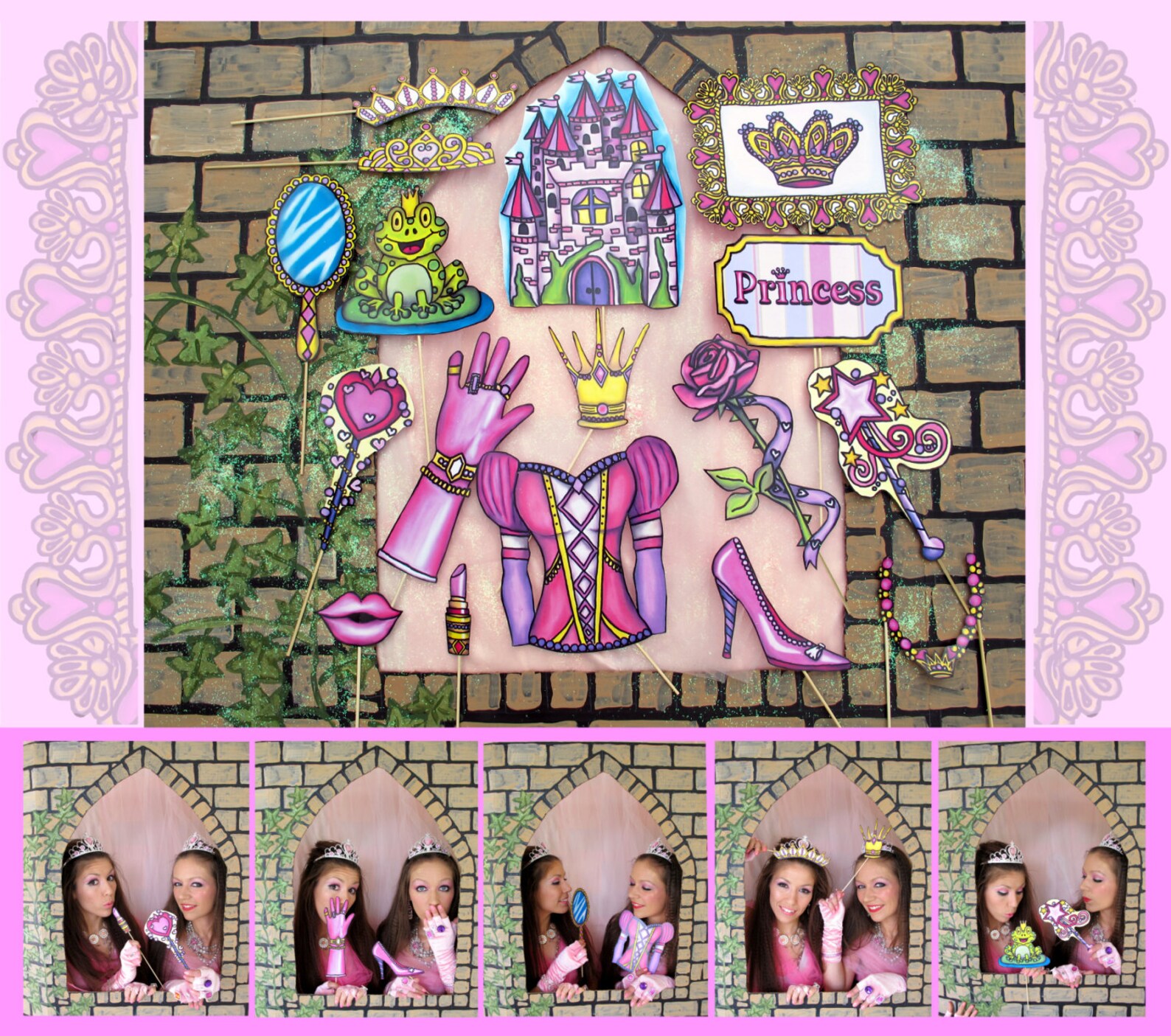 Princess Photo Booth Props Perfect for a Princess/ Castle - Etsy