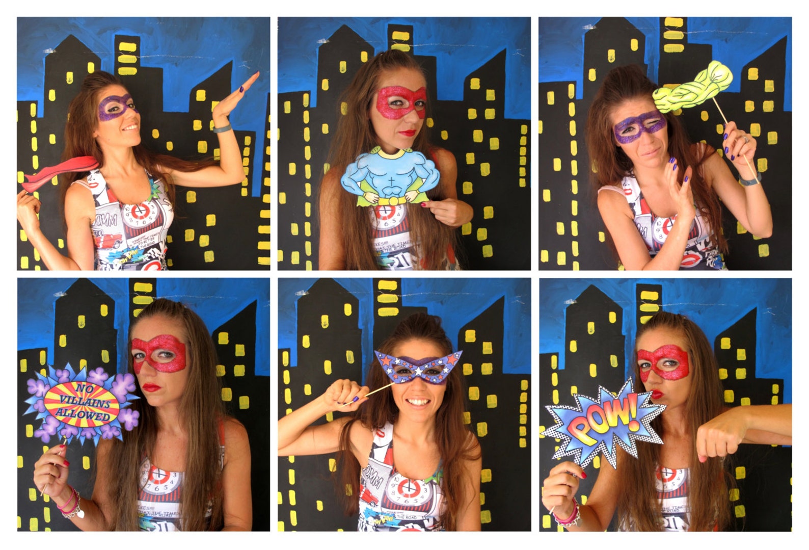 Superhero and Villains Photo Booth Props Perfect for a - Etsy