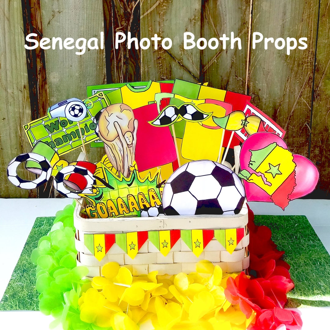 World Cup SENEGAL Soccer Photo Booth Props - the Ultimate Fan Accessory ...