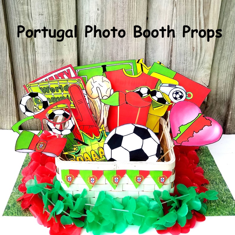 World Cup PORTUGAL Soccer Photo Booth Props - the Ultimate Fan ...