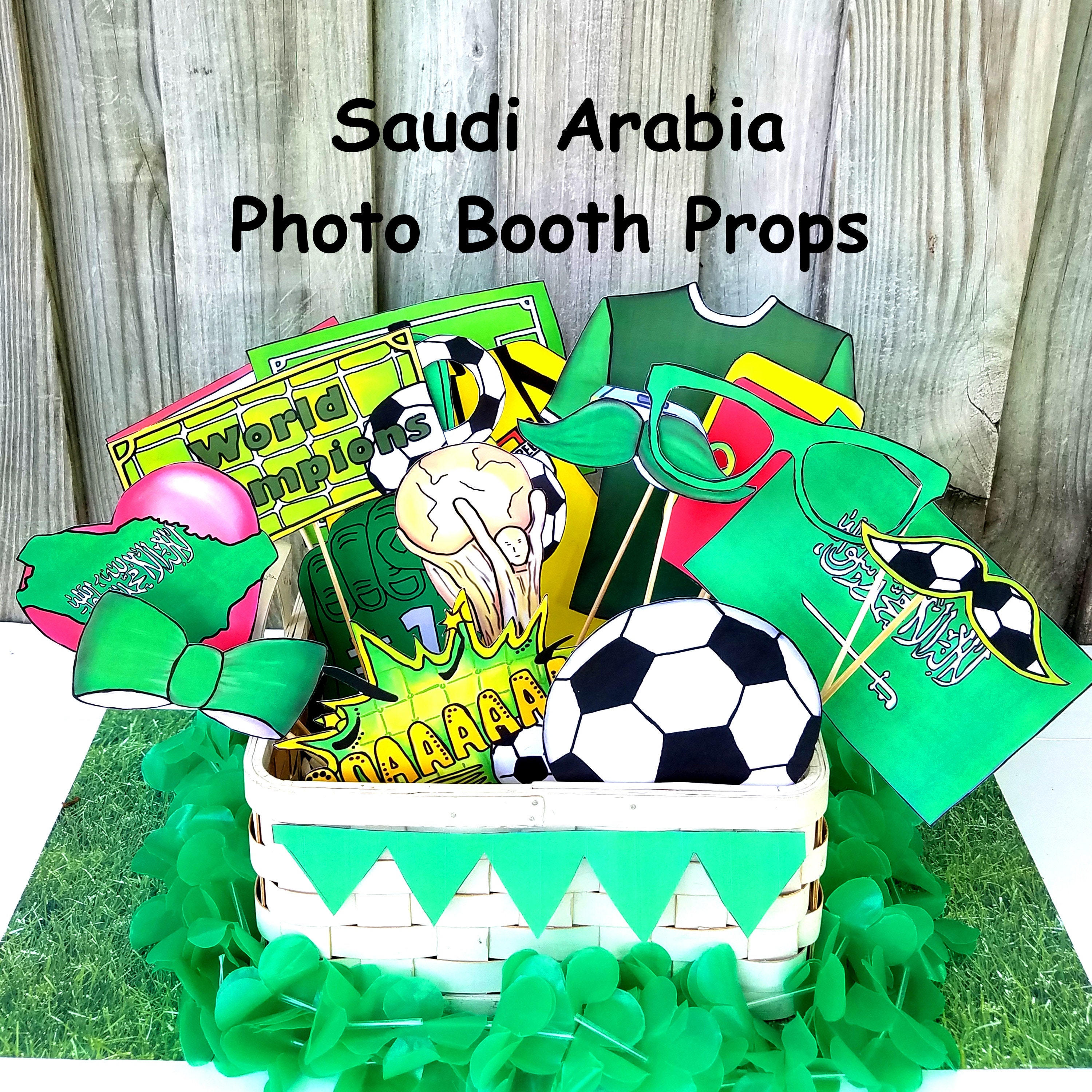World Cup SAUDI ARABIA Soccer Photo Booth Props the Ultimate Fan ...