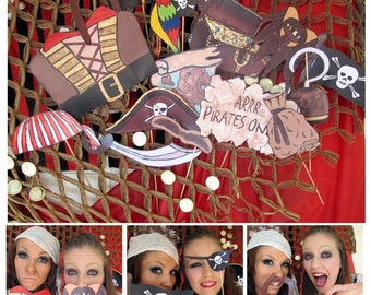 Pirate Photo Booth Props Arrrrrrr Perfect for a Pirate - Etsy