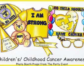 Breast Cancer Awareness Photo Booth Props Printable or Ready | Etsy Canada