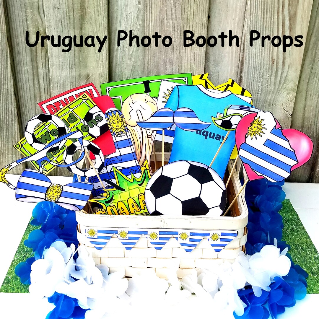 World Cup URUGUAY Soccer Photo Booth Props the Ultimate Fan Accessory ...