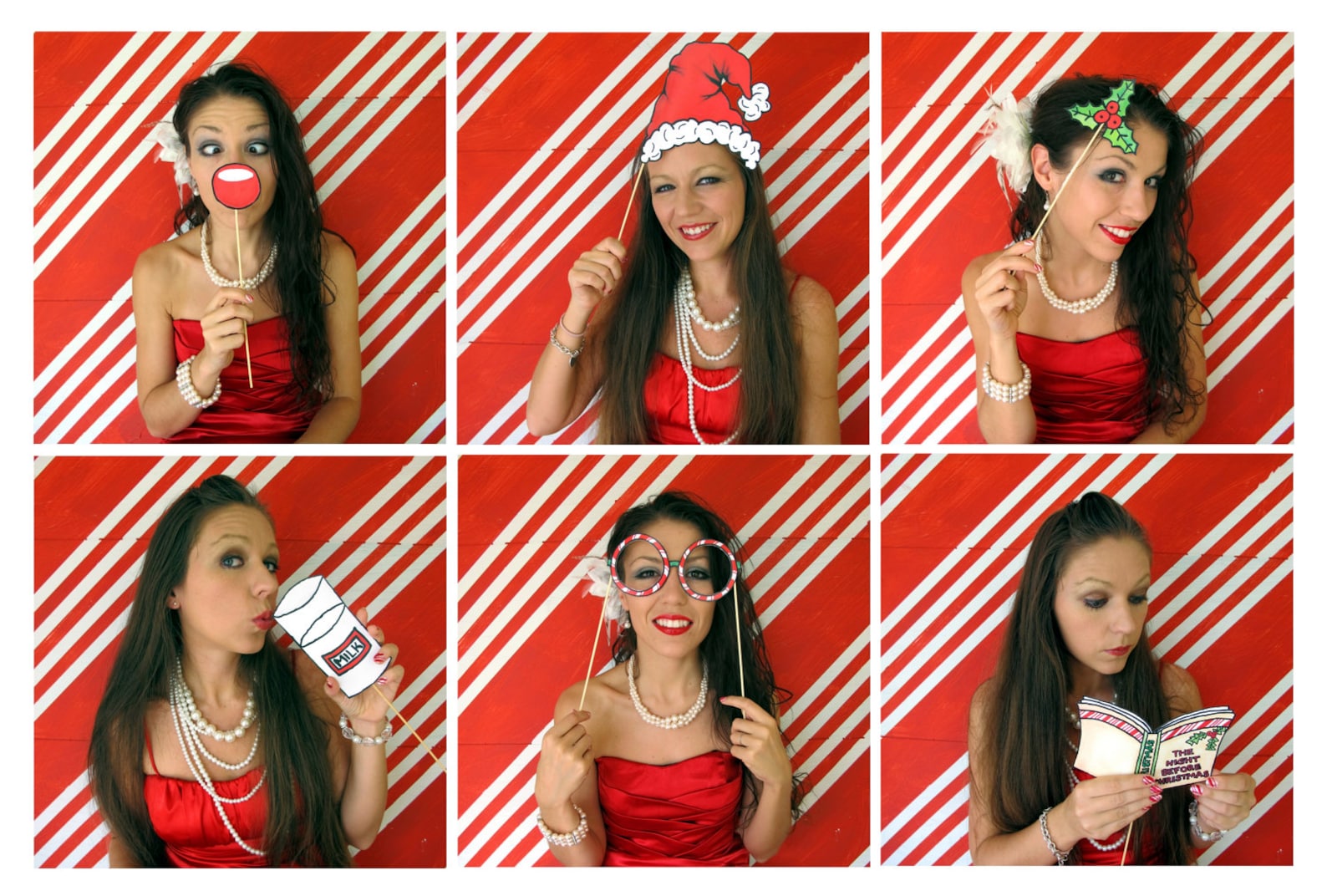 Christmas Candy Cane Photo Booth Props - Perfect for Your Christmas Day ...